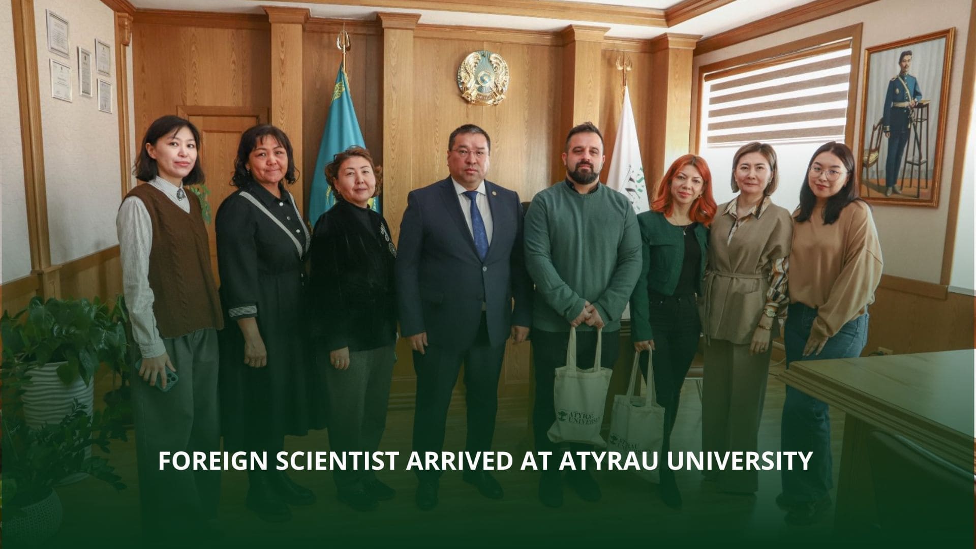 FOREIGN SCIENTIST ARRIVED AT ATYRAU UNIVERSITY